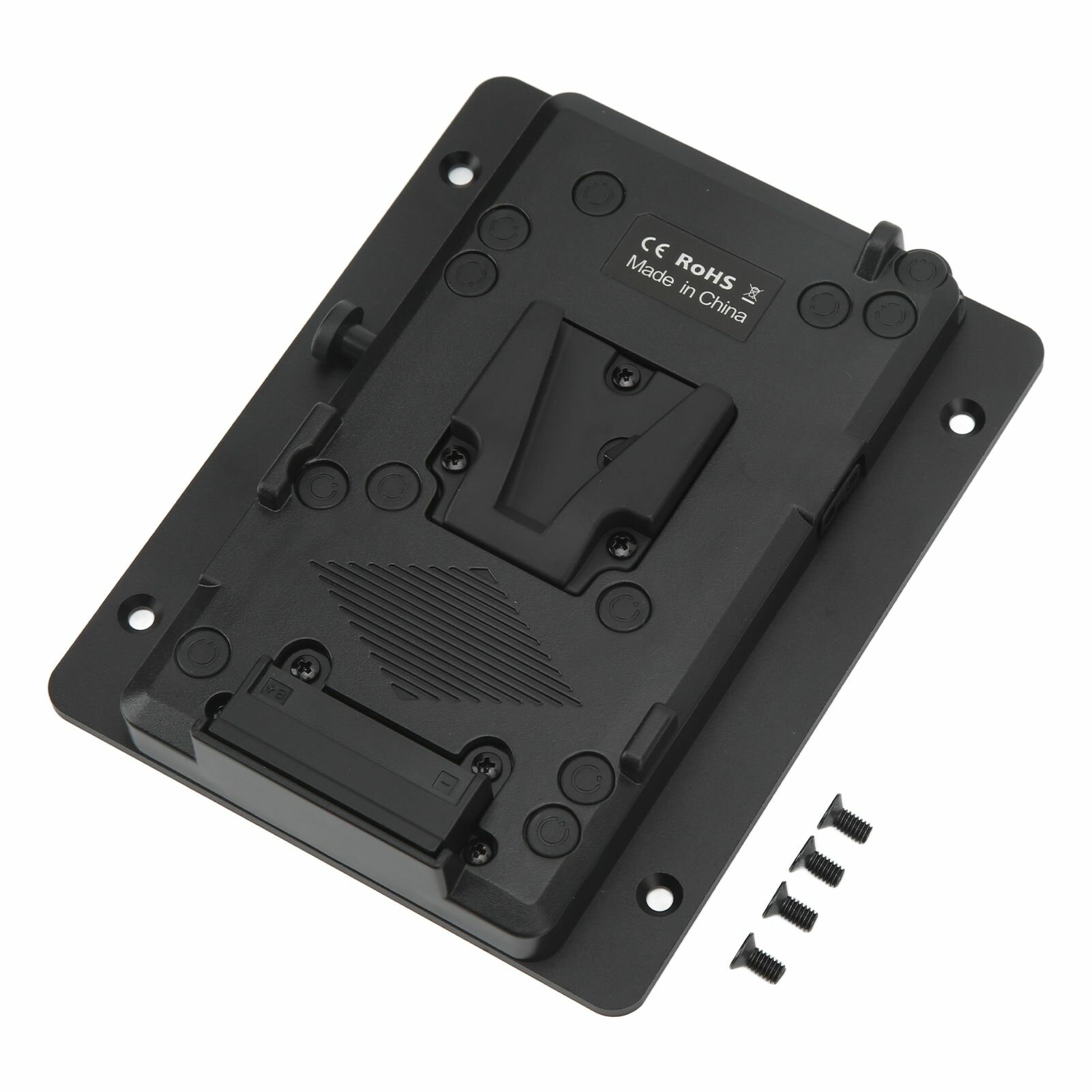 Адаптер батарейного питания V Mount с выходом D Tap для мониторов, прочный алюминиевый сплав и ABS, легкость установки