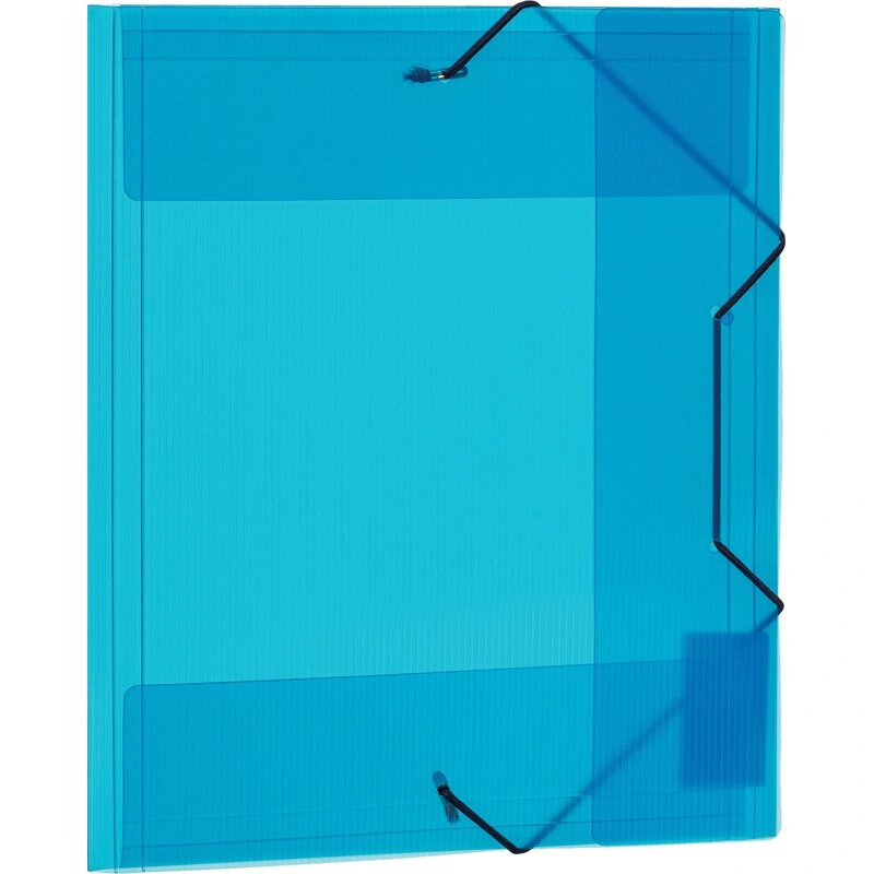 Папка на резинках ATTAСHE Т215/07 ф. А5 прозр. синий Россия