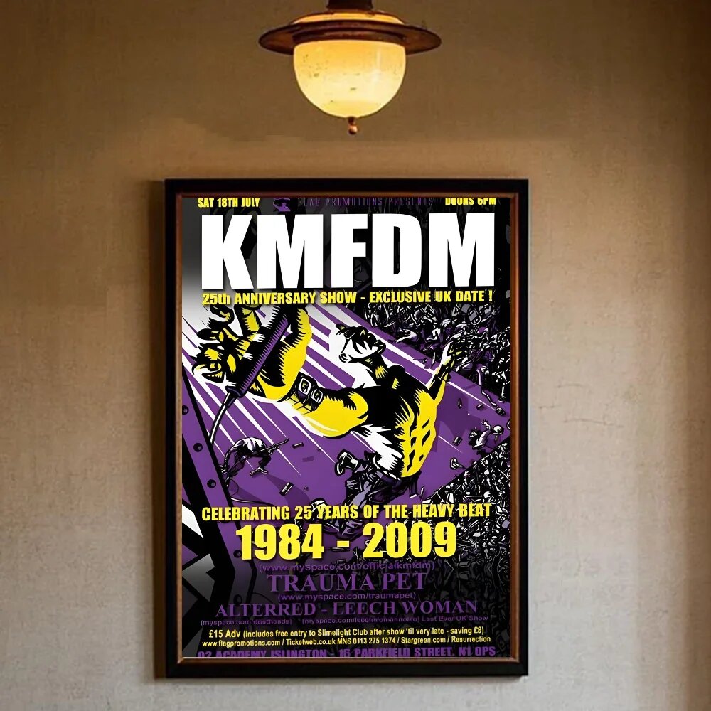 Постер KMFDM 20x30см, цвет Z1