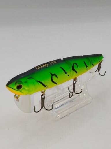 Воблер Jackall Mikey 115mm, 20.5g, плавающий, свимбейт, для ловли хищника