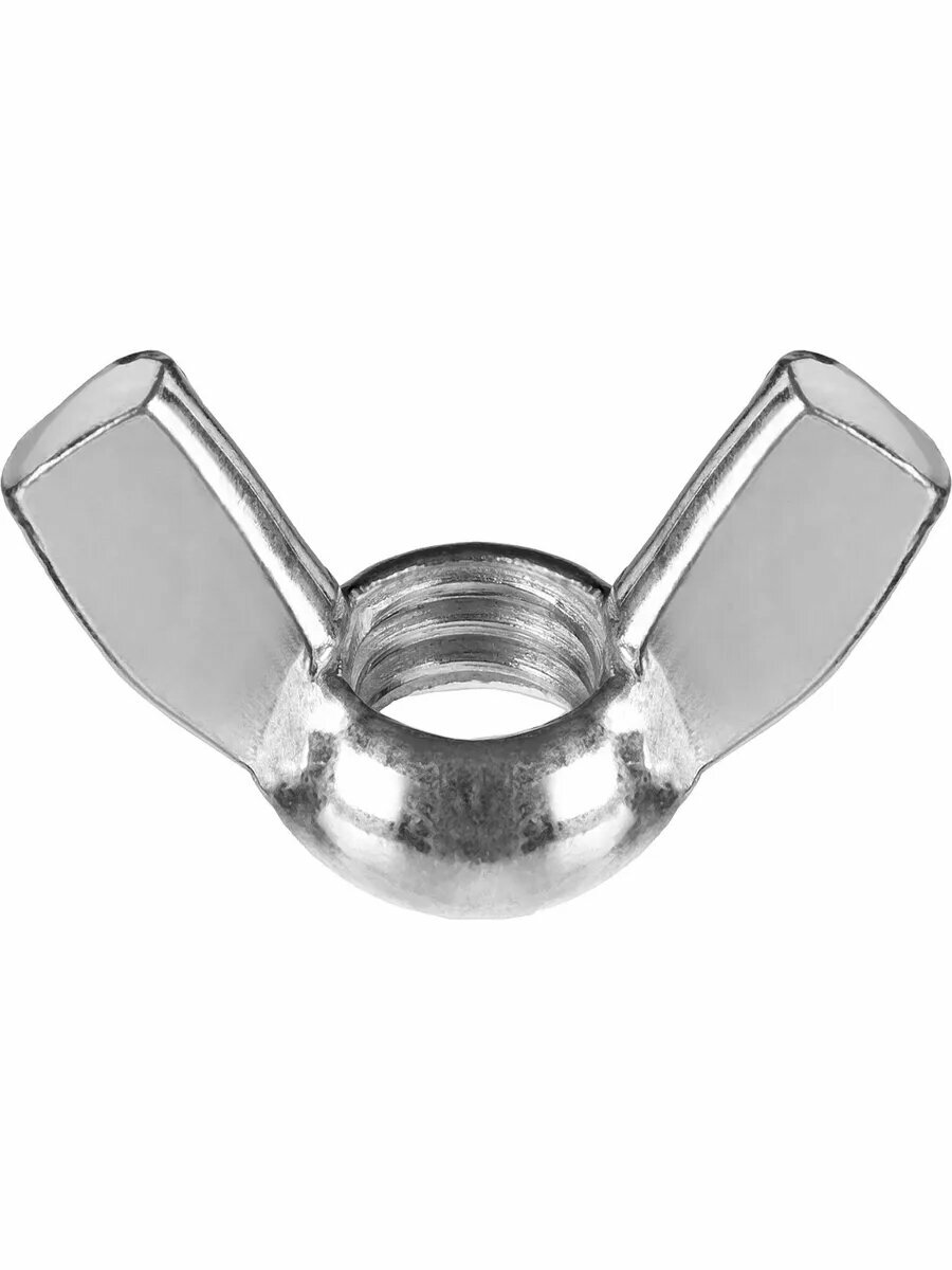 DIN 315, M6, цинк, 5 кг, барашковая гайка