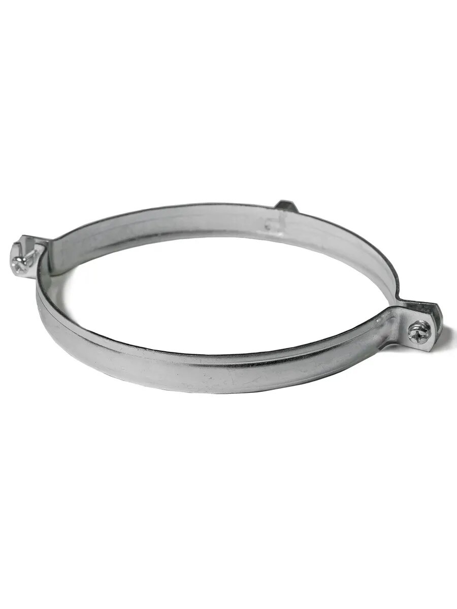Хомут для воздуховода без резинового профиля 180мм (гайка)