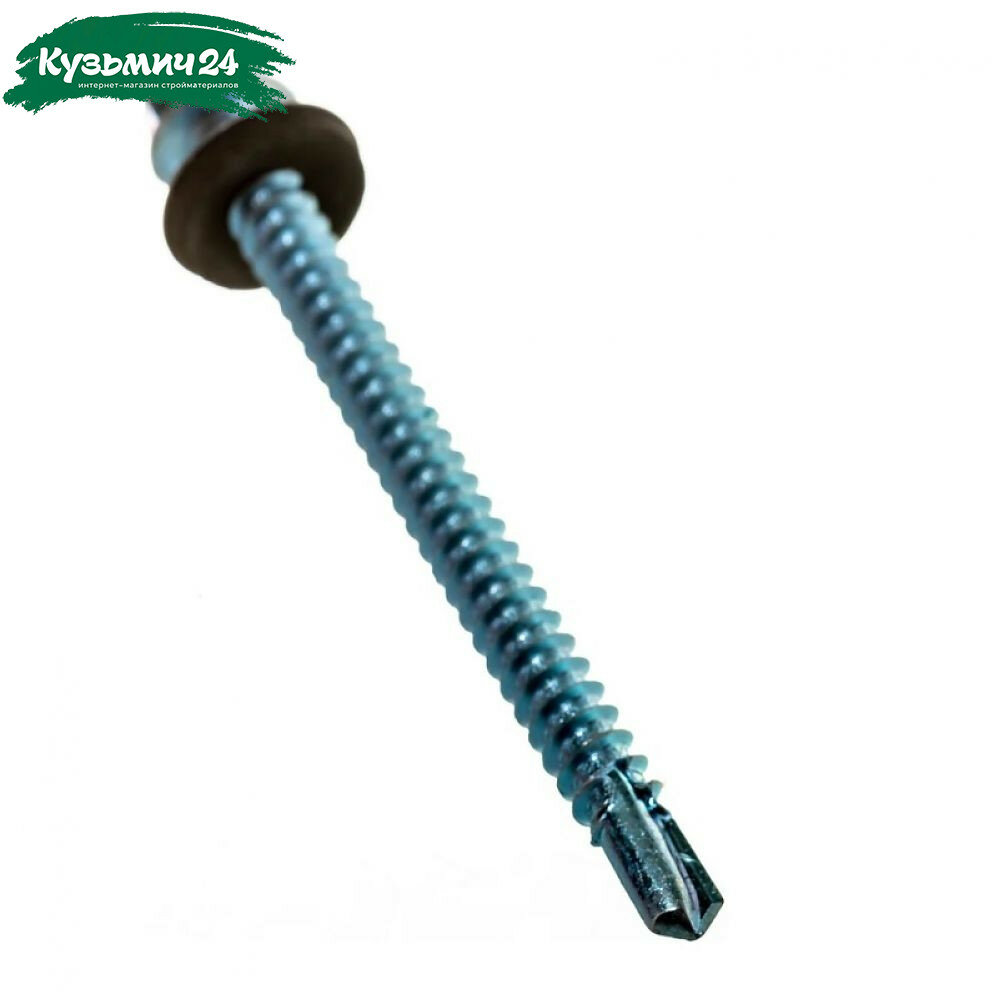 Саморез кровельный цинк 5,5х65 мм (100 шт)