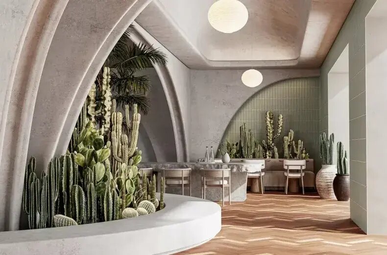 Керамогранит Kerama Marazzi Аргания KM1040G0001N 9,9х40,2, Бежевый