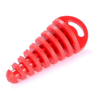 Маленькая мотоциклетная выхлопная труба для мотокросса, выхлопная труба, воздушная затычка, глушитель на выхлопную трубу, защита для мойки Красный