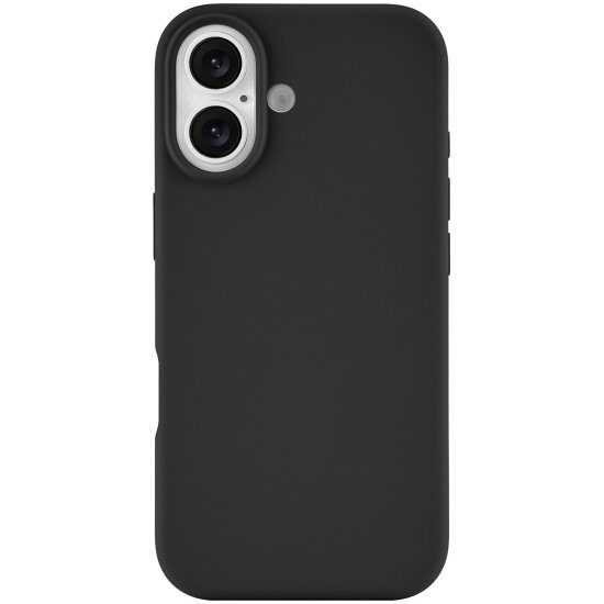 Чехол Ubear Touch Mag Case для Apple iPhone 17, MagSafe совместимый, силикон, софт-тач, черный