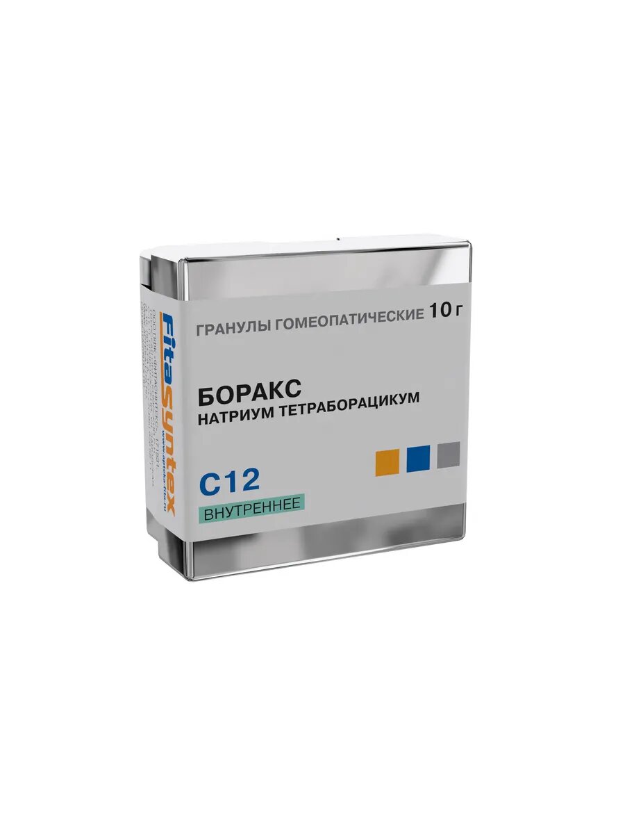 Боракс С12, гранулы гомеопатические моно, 10 грамм , Фитасинтекс