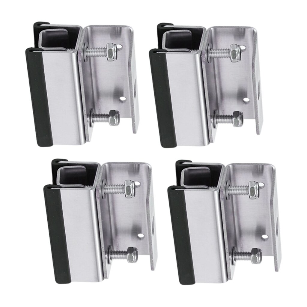 Комплект из 4 частей, фотоэлектрический кронштейн для фургона, стационарный кронштейн для крыши яхты rv из нержавеющей стали-A