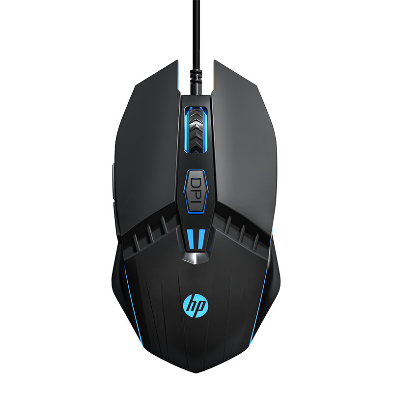 Игровая мышь HP черная, silent gaming mouse, высокая точность, эргономичный дизайн, идеальна для геймеров