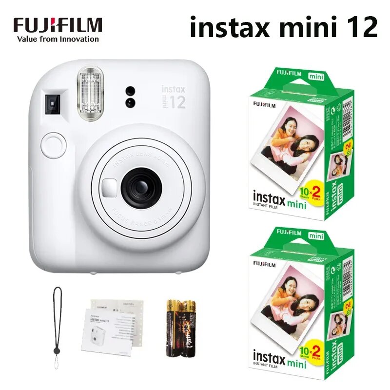 Фотоаппарат Fujifilm Instax Mini 12 White With 40 Sheets