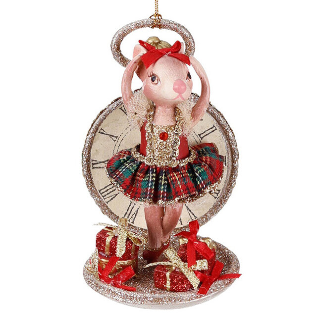 Елочная игрушка Мышка Танцовщица - Hollyshire Manor 11 см, Goodwill (Гудвилл), B87015-1