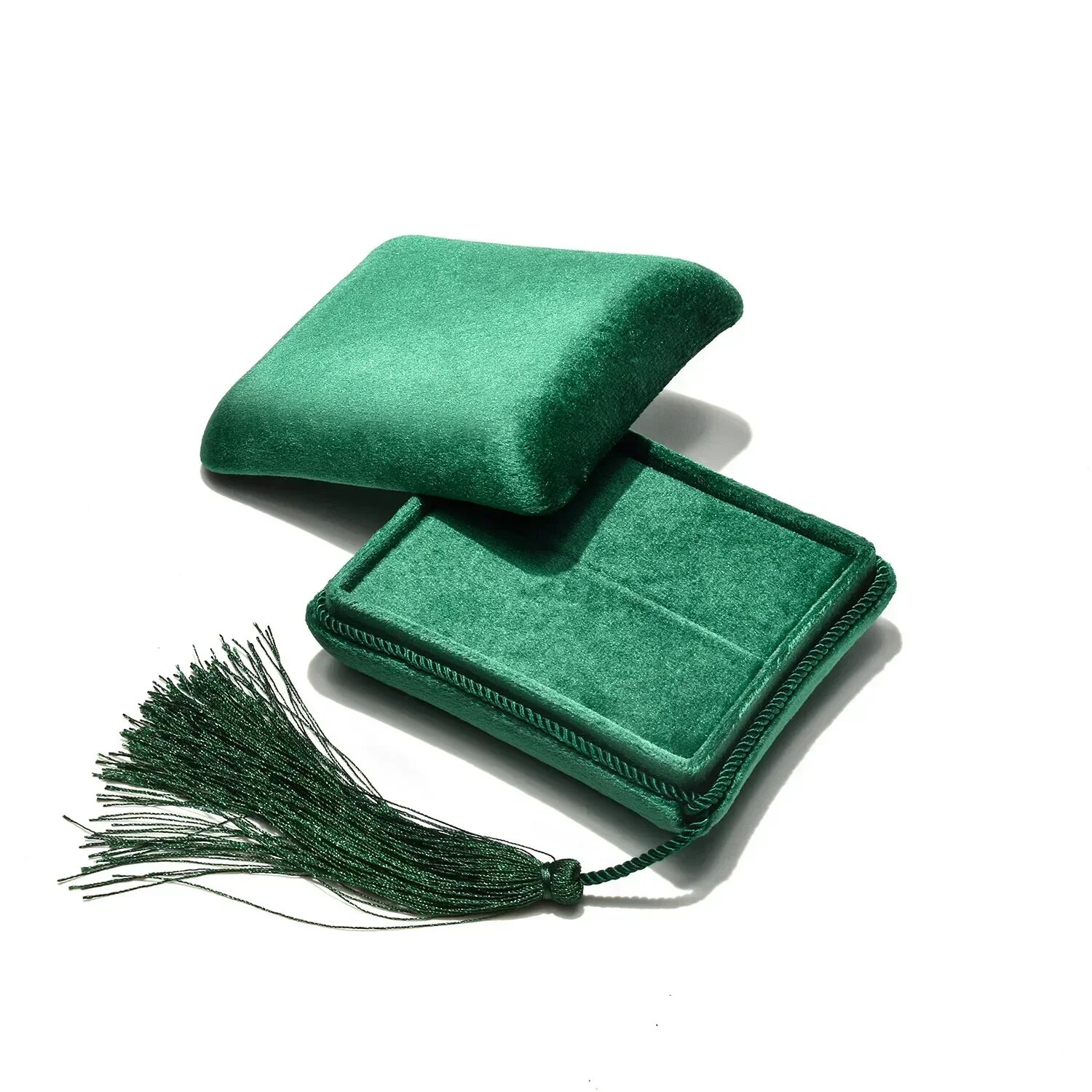 Бархатный футляр для украшений Baby.Xin Изумрудный, G116