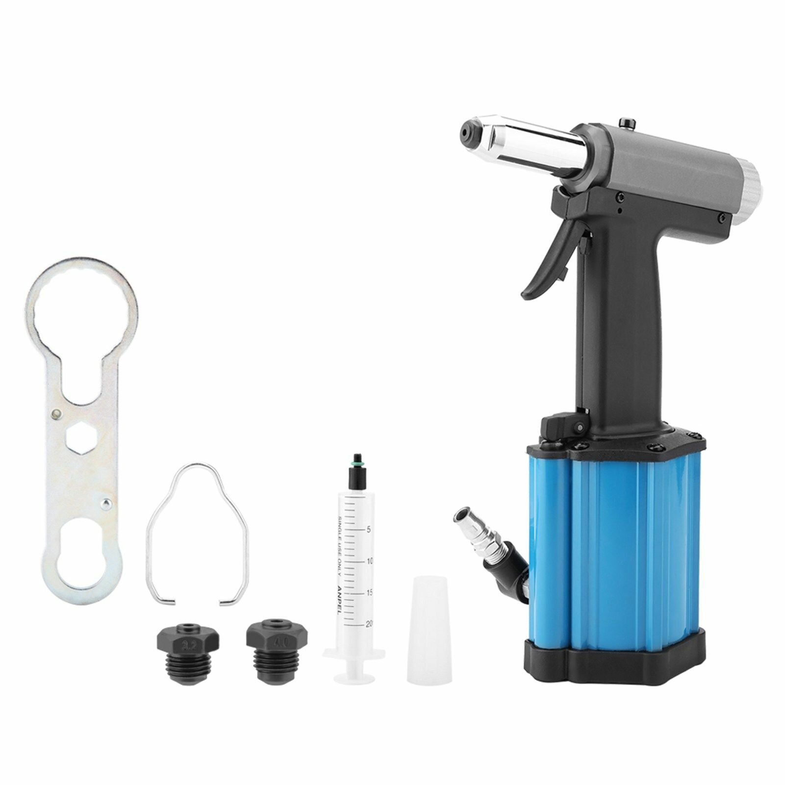 Пром. пневмоклепальщик глухих заклепок 2.4-4.8 мм