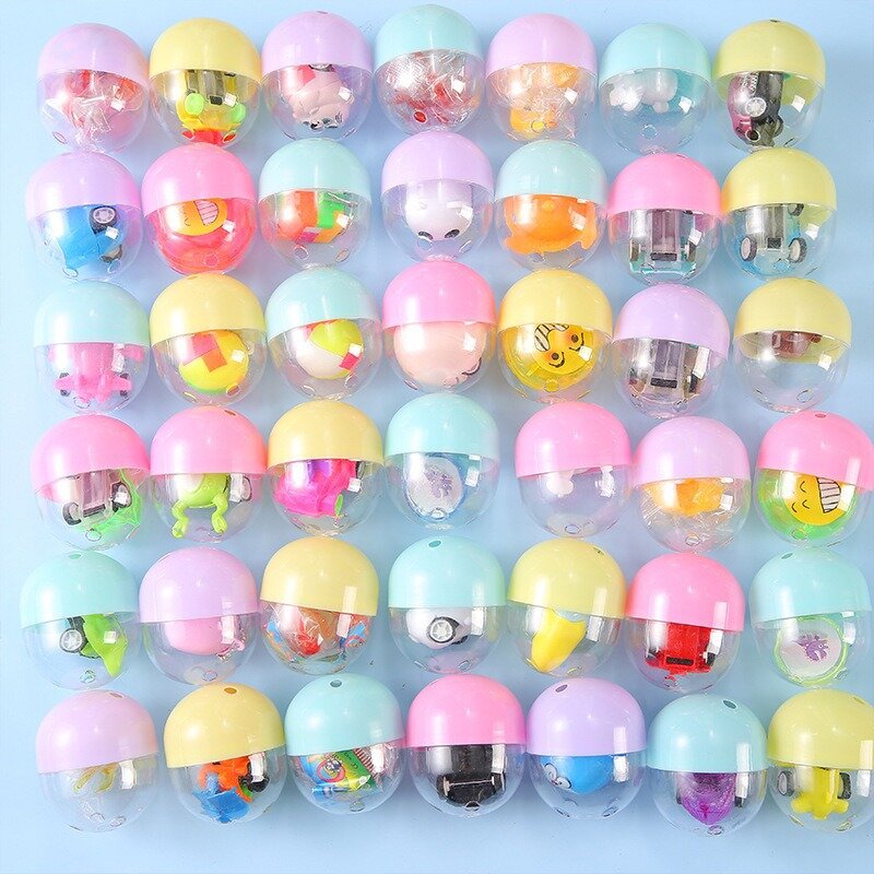 55 мм эллиптические яйца с сюрпризом мяч оптовая продажа яйца с торвлет машина подарок машина 55mm