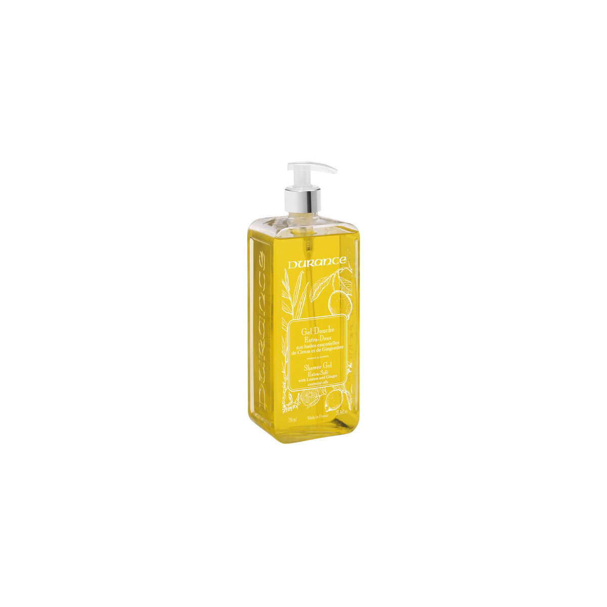 Гель для душа Durance Gel Douche Extra-Doux, 750 мл (лимон, имбирь)