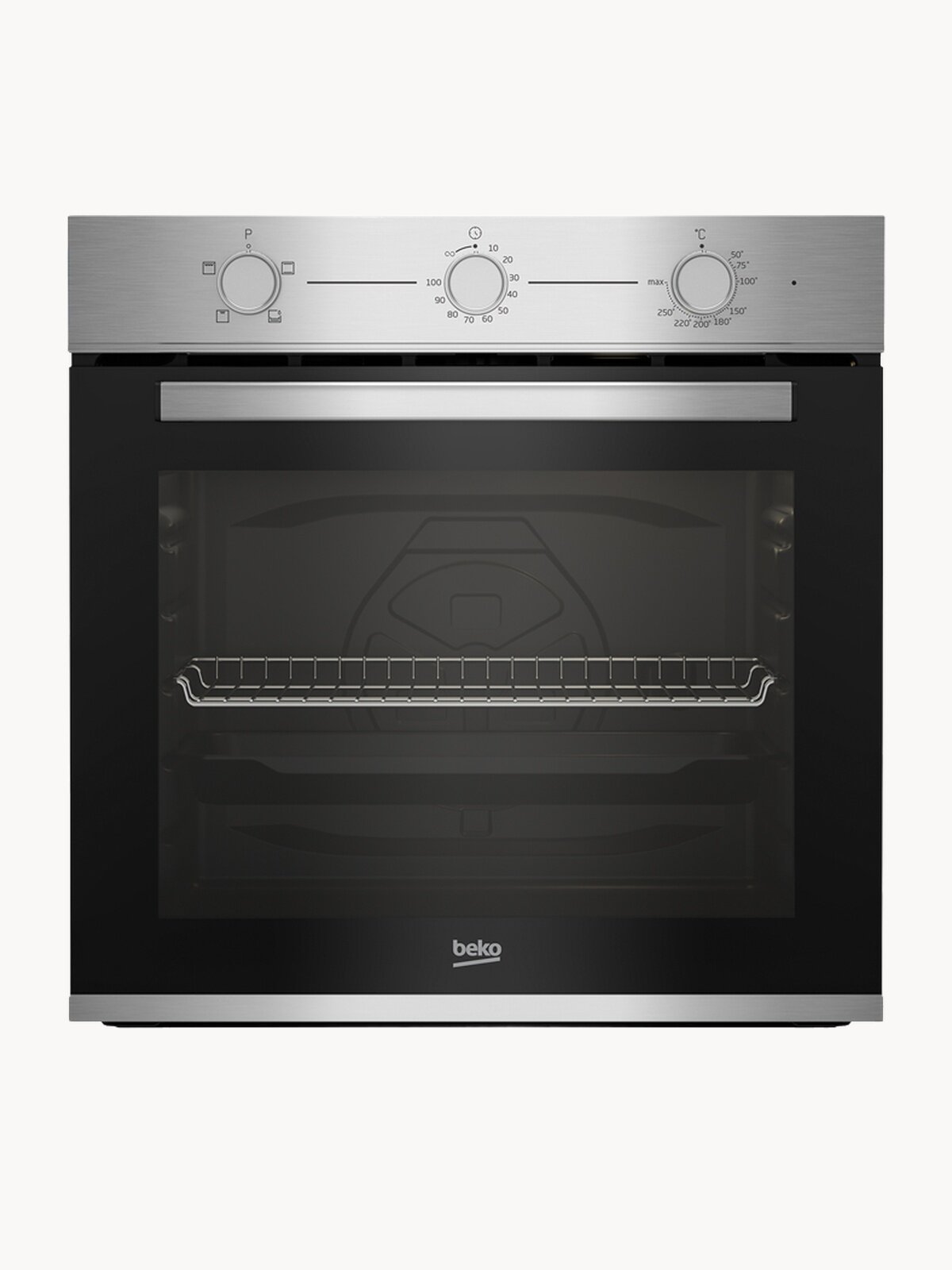 Встраиваемый электрический духовой шкаф Beko BBIC12100XD, гриль, серебристый