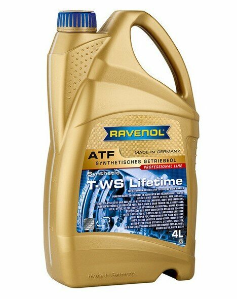 Ravenol ATF T-WS Lifetime Fluid (4л) 121110600401999/4014835743397