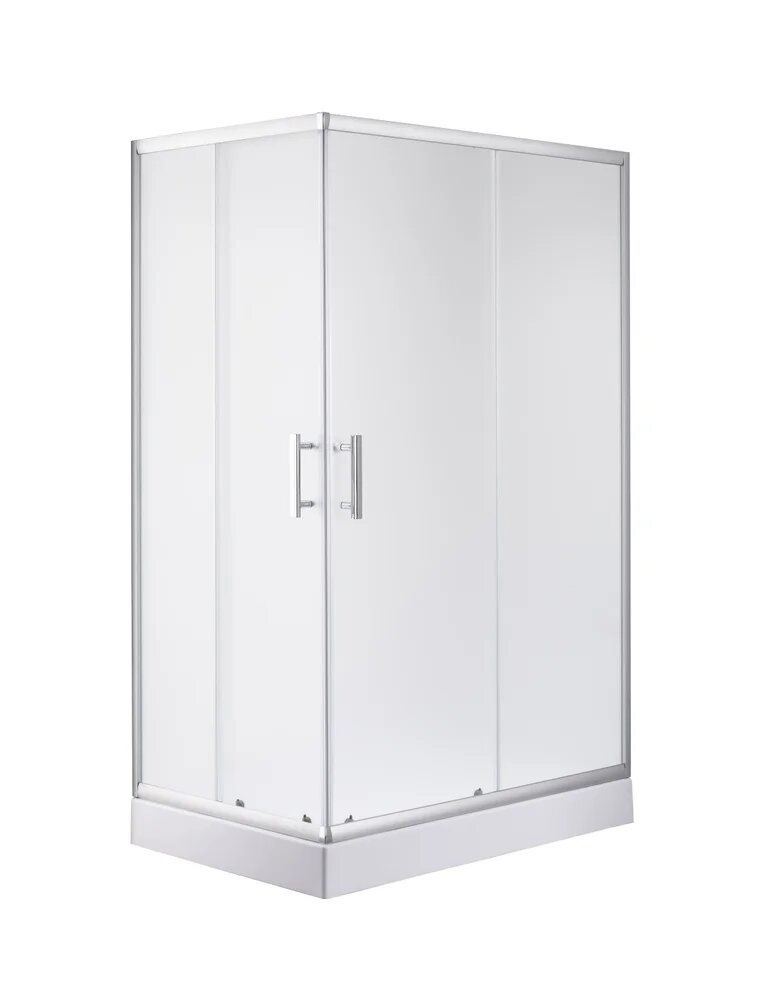 Душевой уголок Olive'S Mino 120х80 см, профиль хром, стекло матовое