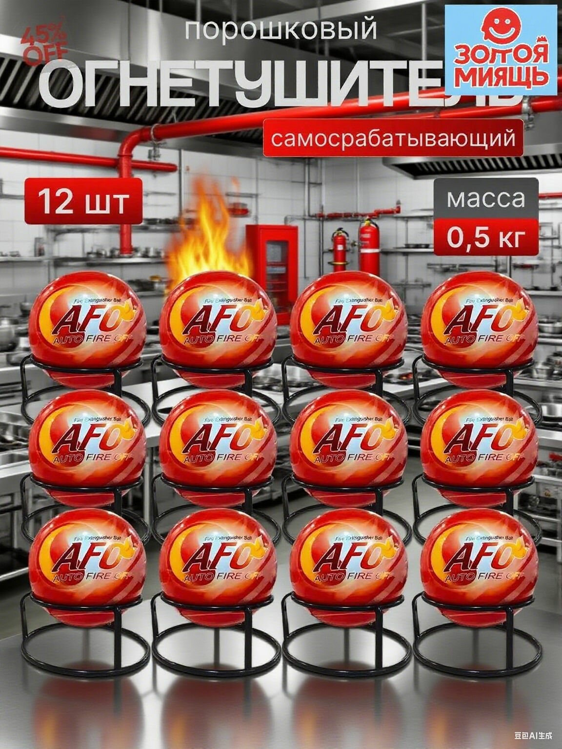 Автономное устройство пожаротушения