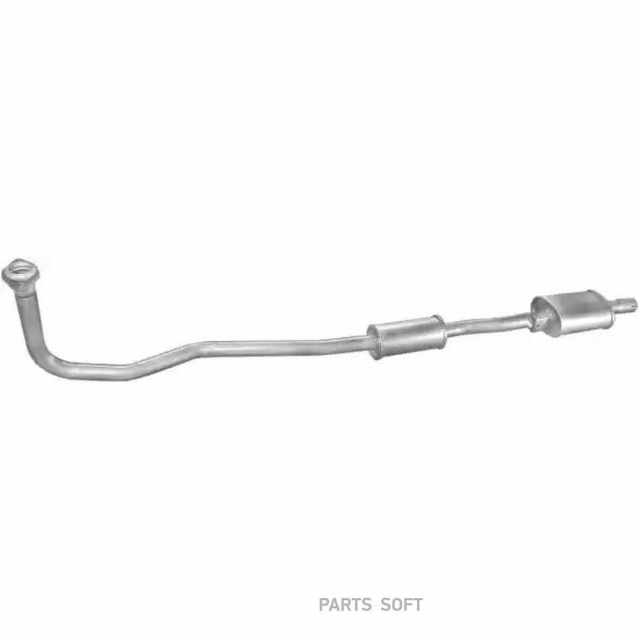 Глушитель средн часть NISSAN: MICRA 82-92 от официального дистрибьютора, POLMOSTROW, артикул 1566