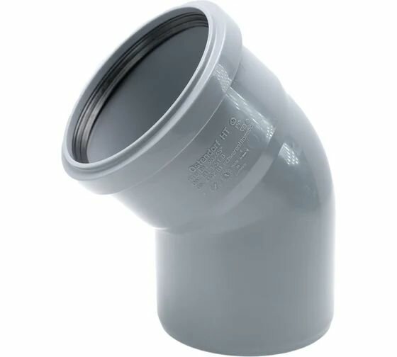 Канализационный отвод Ostendorf 90 мм, 45 градусов 114120