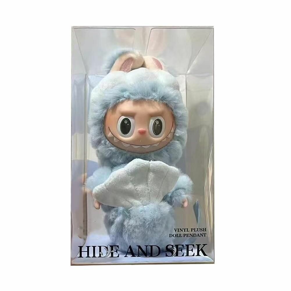 17 см LABUBU макарон пузырь виниловая плюшевая кукла, детские подарки