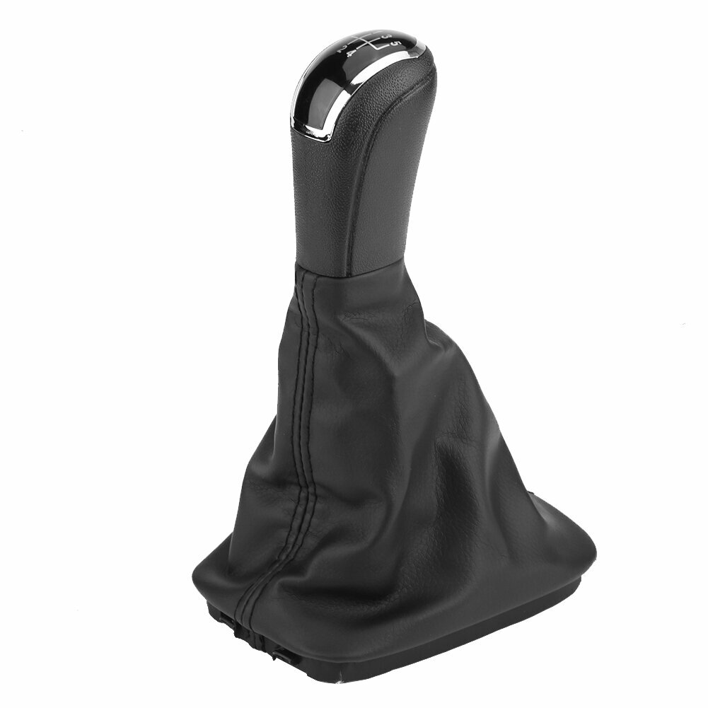 Чехол рычага переключения 5-ступенчатой коробки передач для Skoda Fabia MK1, прочный виниловый сменный аксессуар с прострочкой.