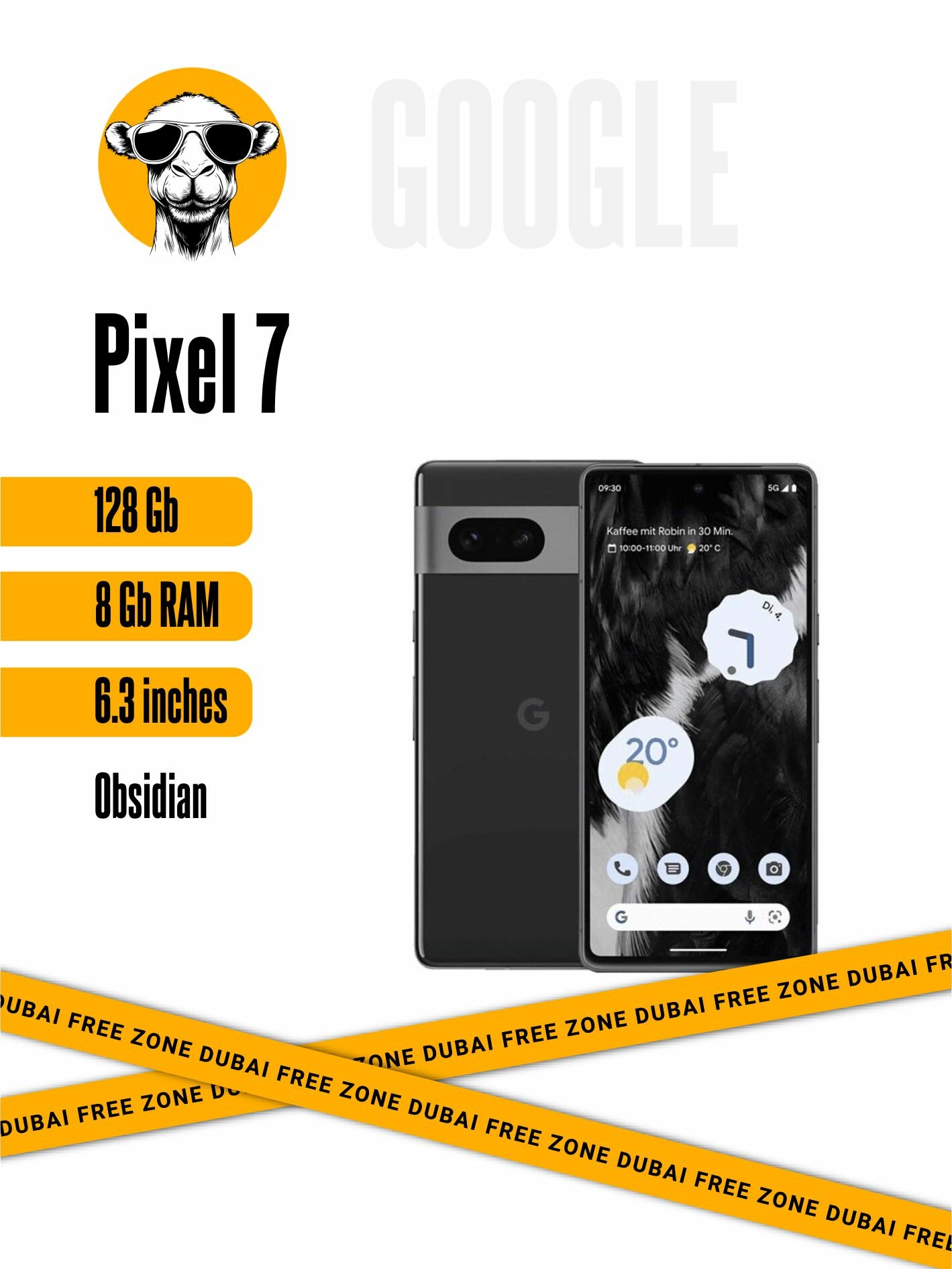 Смартфон Google Pixel 7 8/128Gb Obsidian/Черный