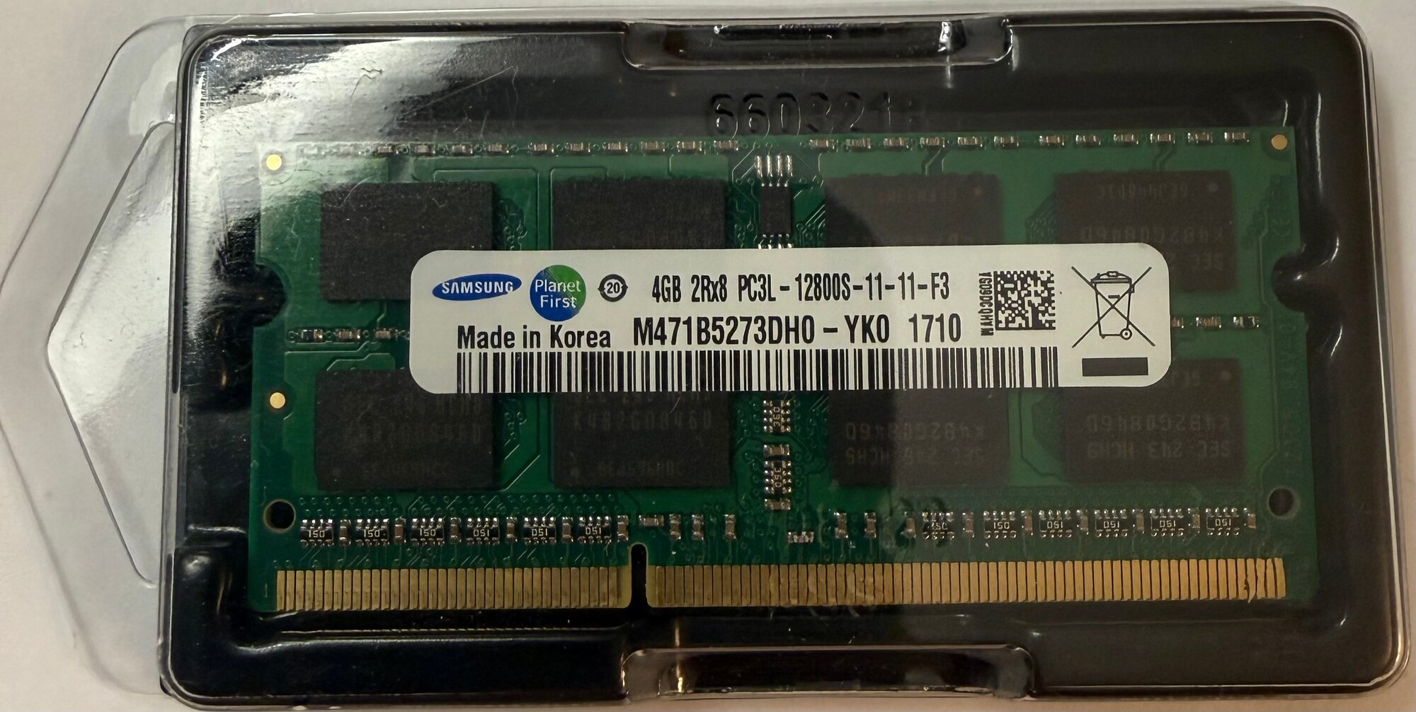 Оперативная память M471B5273DH0-YK0 1x4 ГБ (M471B5273DH0-YK0)