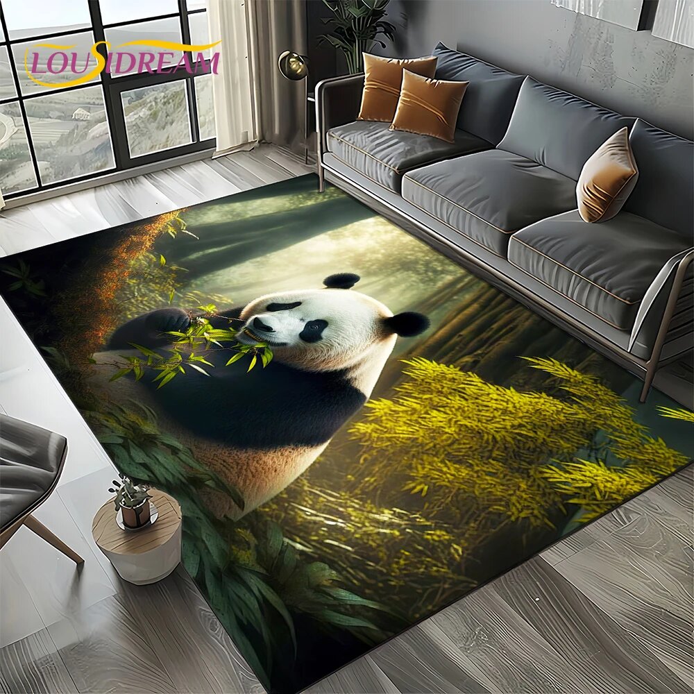 3D ковёр LOUSIDREAM Панда для гостиной 120x160cm( 47x62in ), 27