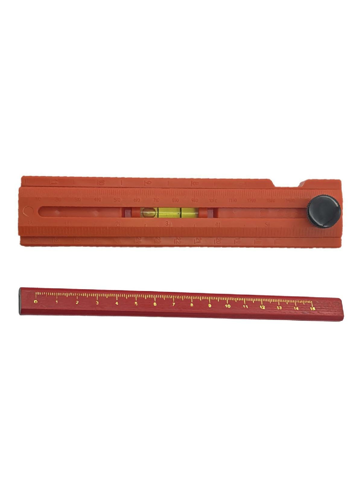 Квадрат для разметки углов для столяров Складная линейка для измерения глубины транспортир