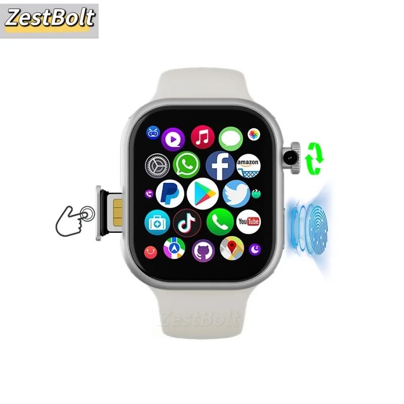 Умные часы ZestBolt Silver 32GB 512GB