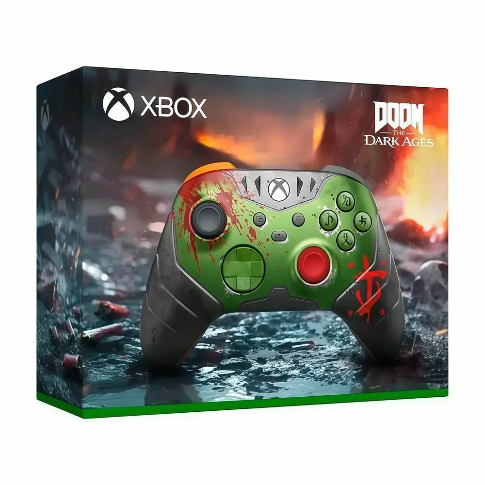 Геймпад-Xbox Wireless Controller DOOM The Dark Ages Limited Edition — фото 1
