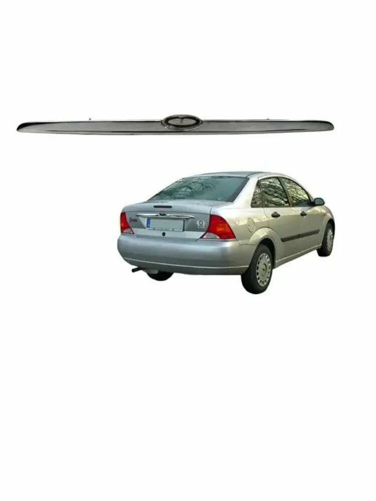 Для Дляd Focus SD 1998-2005 Накладка фонаря номерного знака заднего багажника хромированного цвета Oem 98ABF43404BJ