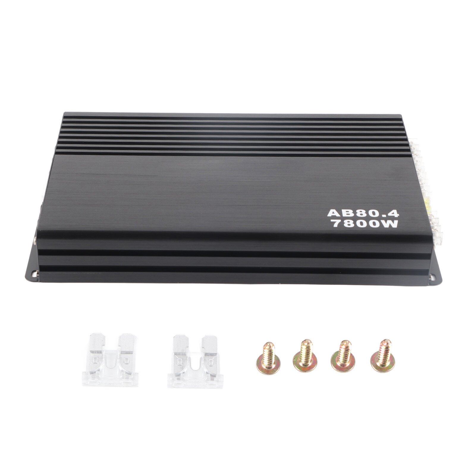 Car Amplifier 7800W Portable DC Power Class AB Four Channel Car Modified Power Digital Amplifier