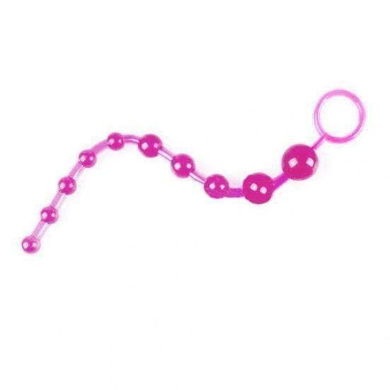 Бусины мяч игра желе вагина кольцо анальный тянуть сексуальный инструмент цепь оргазм унисекс пробка розовый 26 см