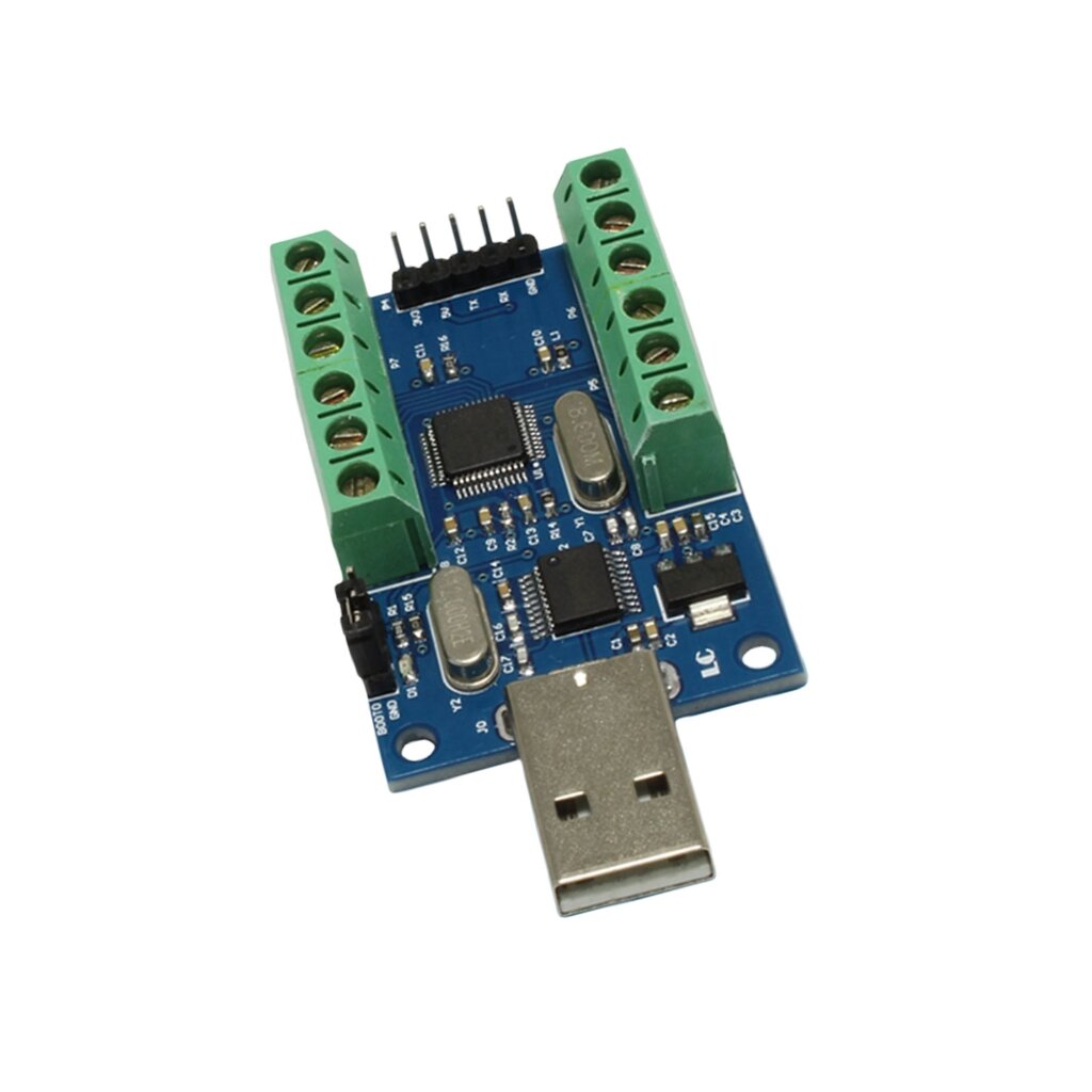 Точный 12-битный Модуль Дискретизации AD STM32, 10-канальный АЦП с USB-подключением