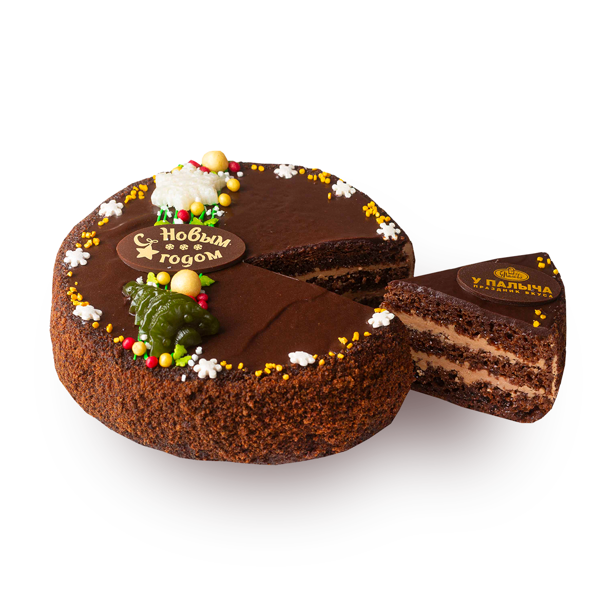 Торт "Прага Оригинальная" У Палыча, бисквитный, шоколад, 500 г