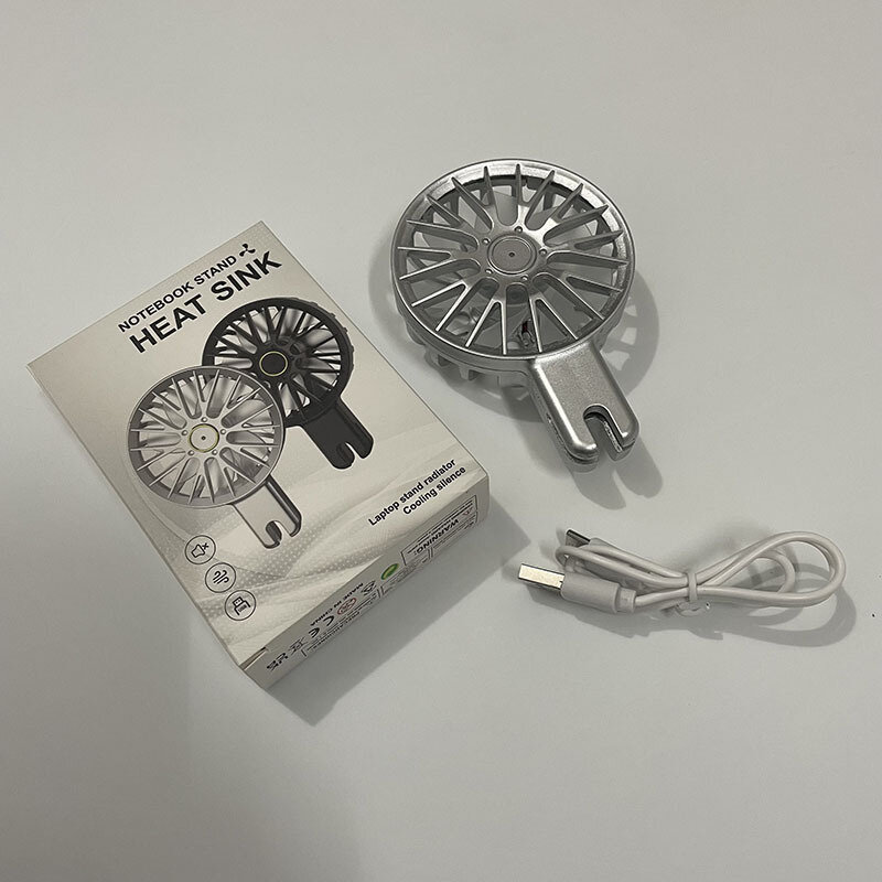 Охлаждающий кронштейн для ноутбука из алюминиевого сплава с вентилятором, портативный подъемный кронштейн для хранения,