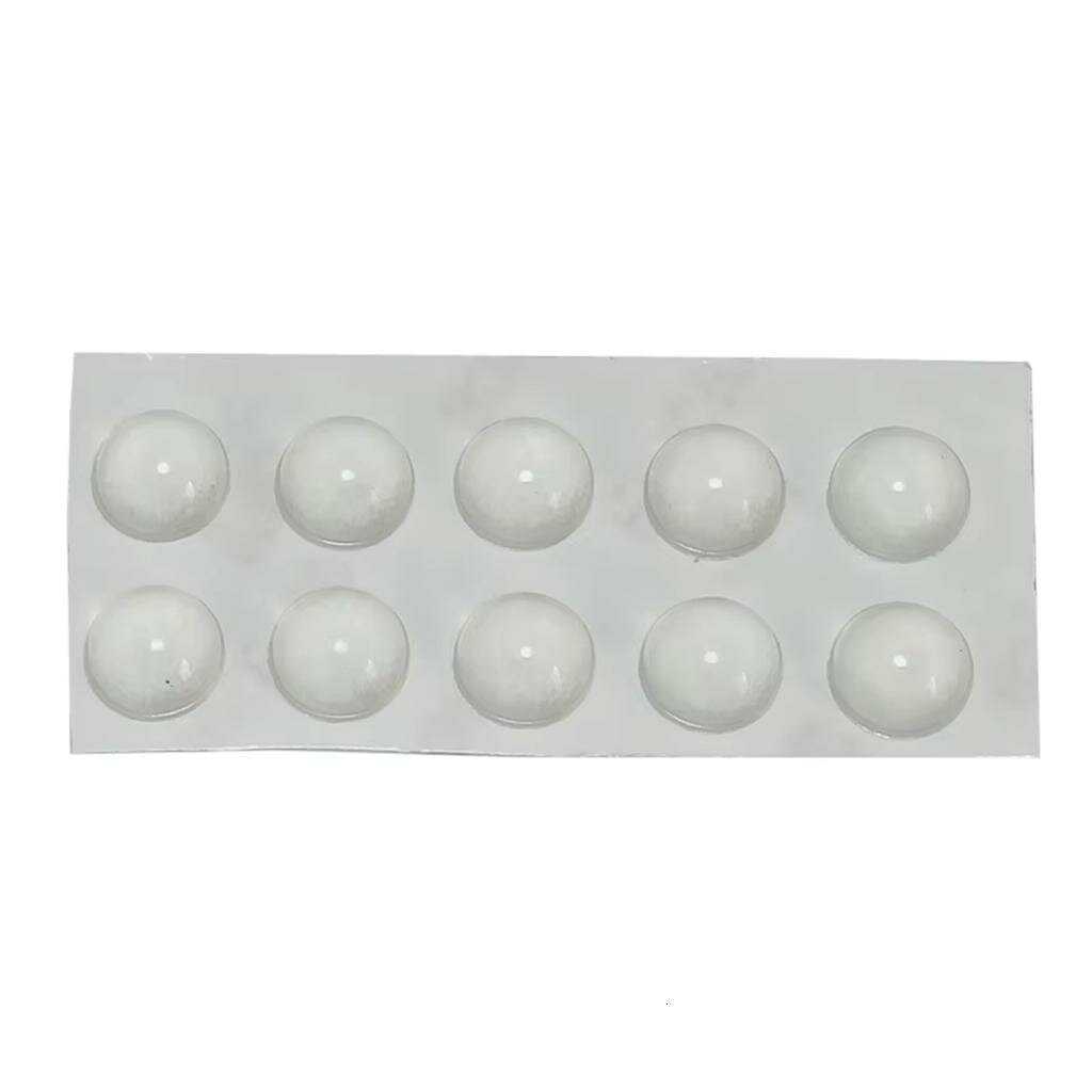 Буферы для дверей шкафа, самоклеящиеся резиновые демпферы, 11x5 мм