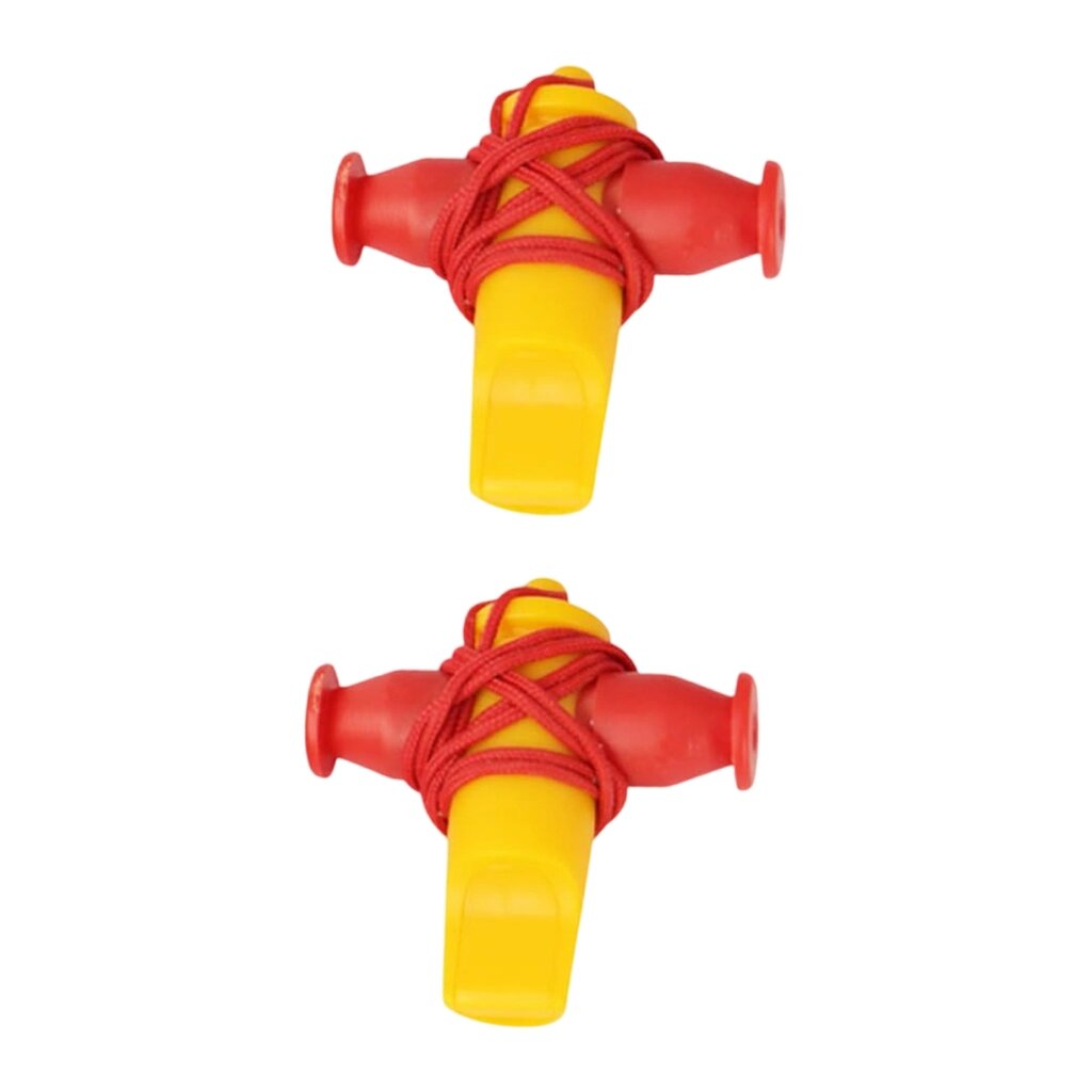 2 Свистка для самбы на музыкальном инструменте Orff-красный и черный