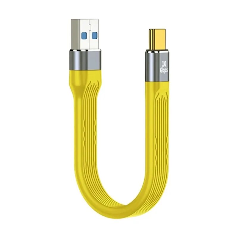 Короткий кабель USB C к проводу быстрой зарядки PD 100 Вт для передачи данных по телефону