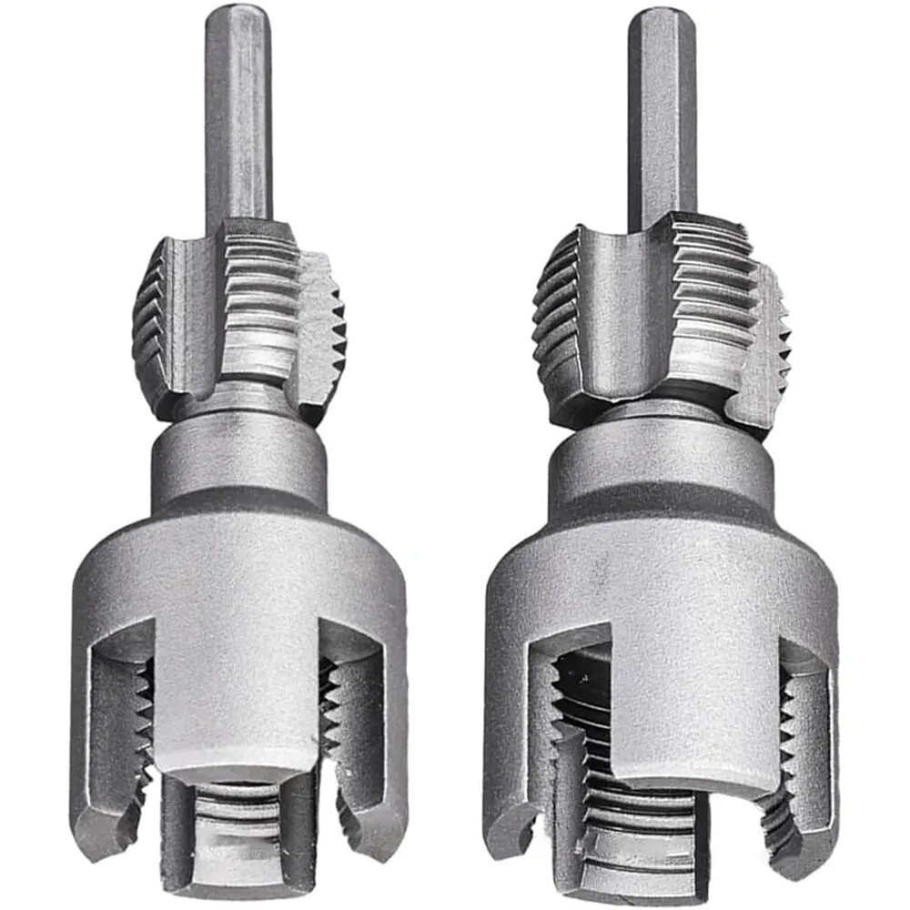 Набор для нарезки резьбы на водяных трубах PPR PVC, инструмент сантехнический с интегрированной матрицей, для внутренней и внешней резьбы 20мм+25мм, 1/2 дюйм 3/4 дюйм, серый цвет