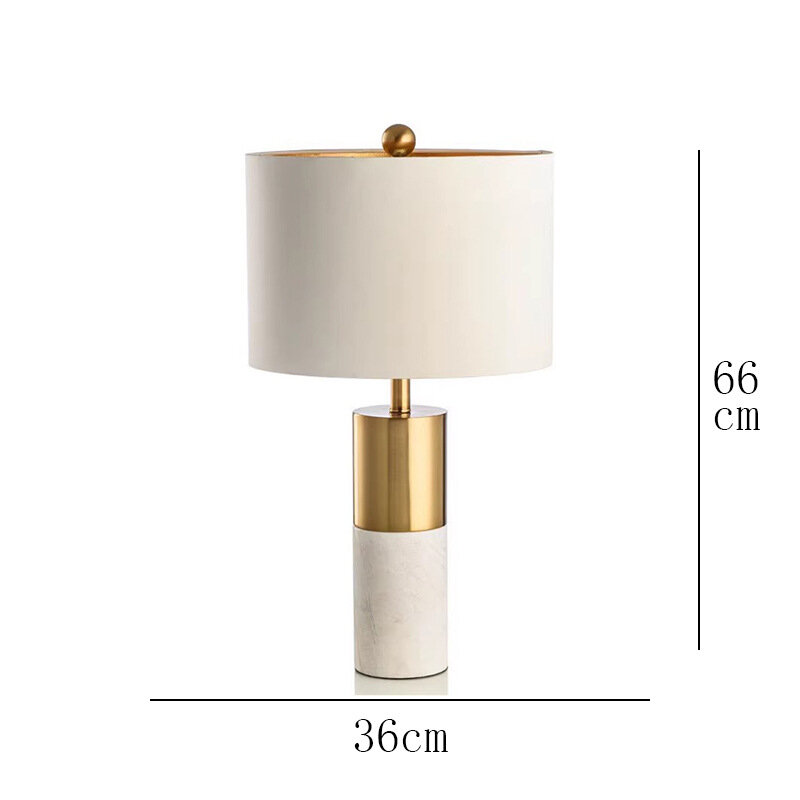 Скандинавская минималистичная постмодернистская световая роскошь мраморная настольная лампа, высококачественная стеклянная дизайнерская лампа для гостиной и спальни