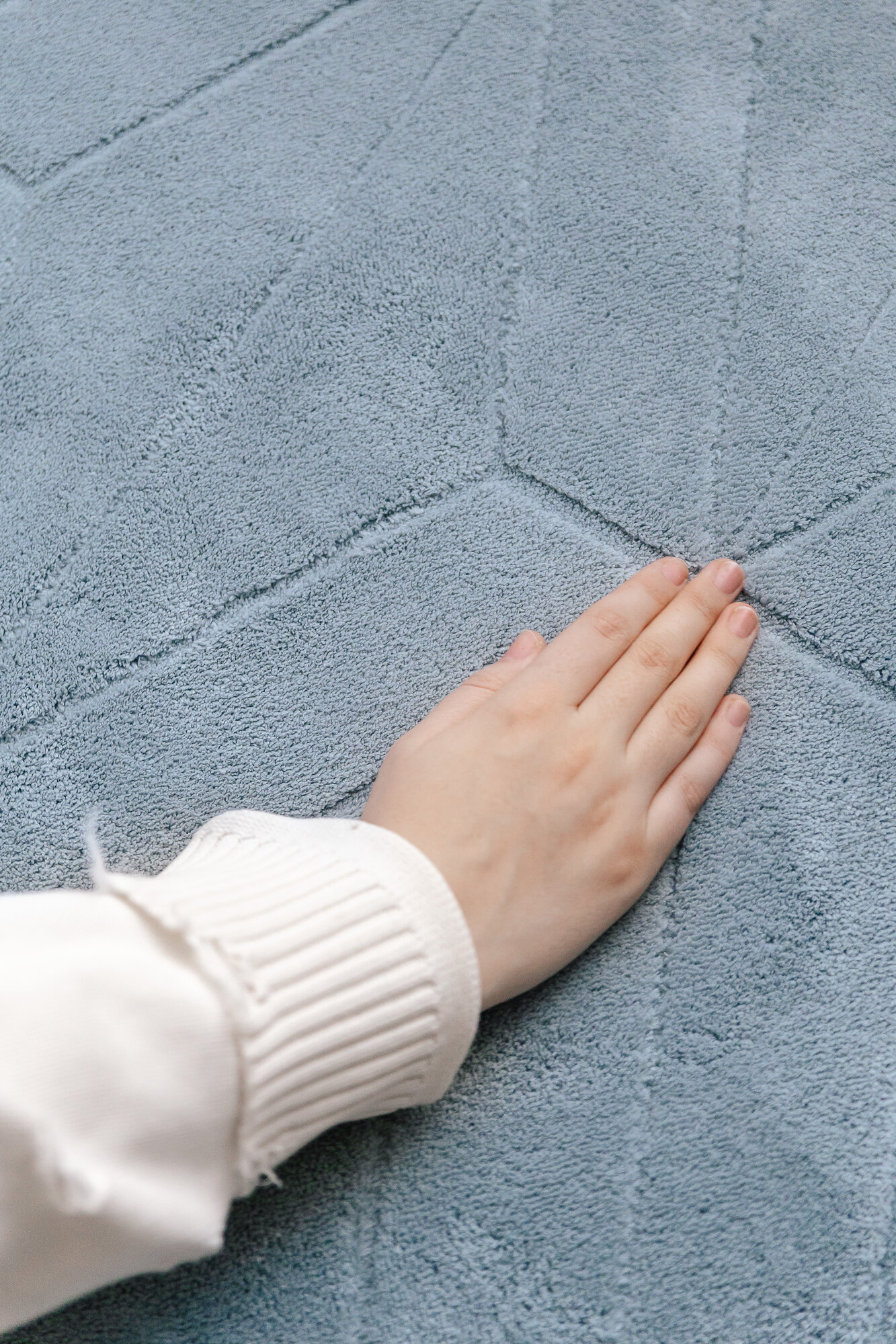 Ковер Happy Floor Аура, на противоскользящей основе, 1,4 м х 2 м, искусственный мех