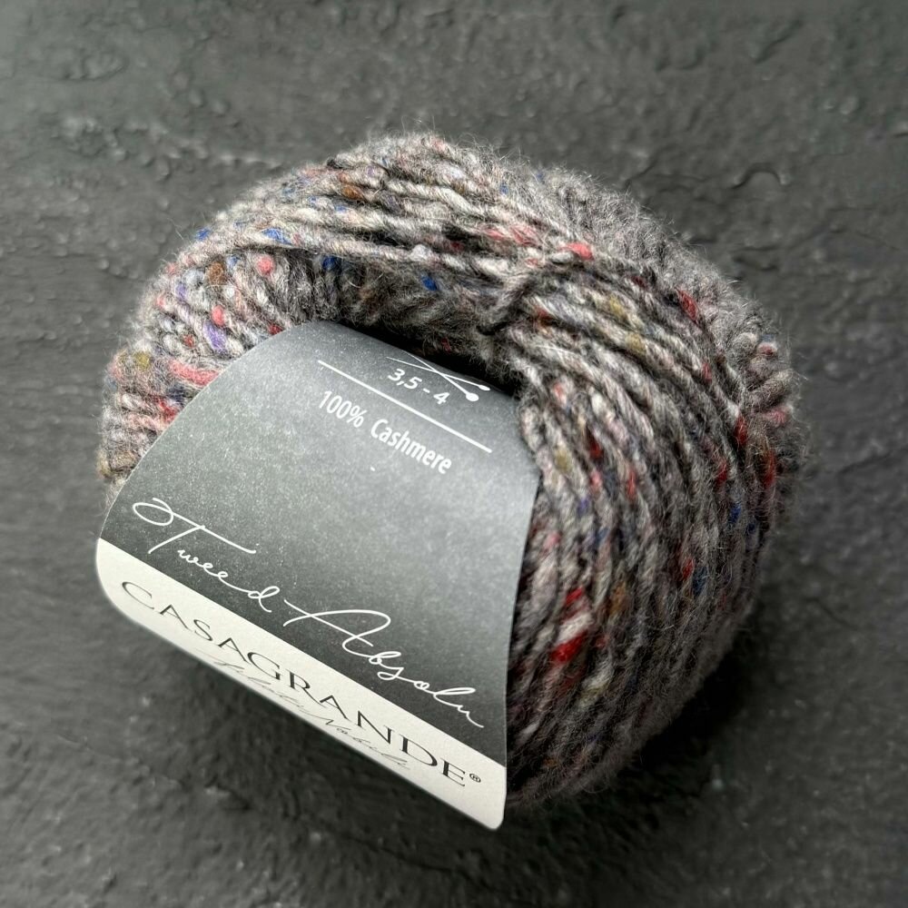 Пряжа для вязания Casagrande Tweed Absolu (29.014) 2 мотка по 25 г/75 м