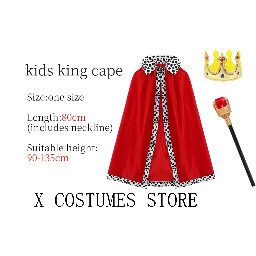 Костюм Принца Красный Полиэстер Kids 3Pieces Set