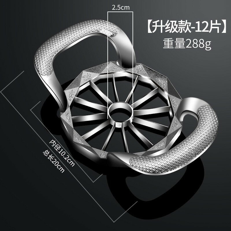 Daoqi Резак для яблок из цинкового сплава, кухонный инструмент, слайсер для фруктов, креативный портативный разделитель и удалитель сердцевины