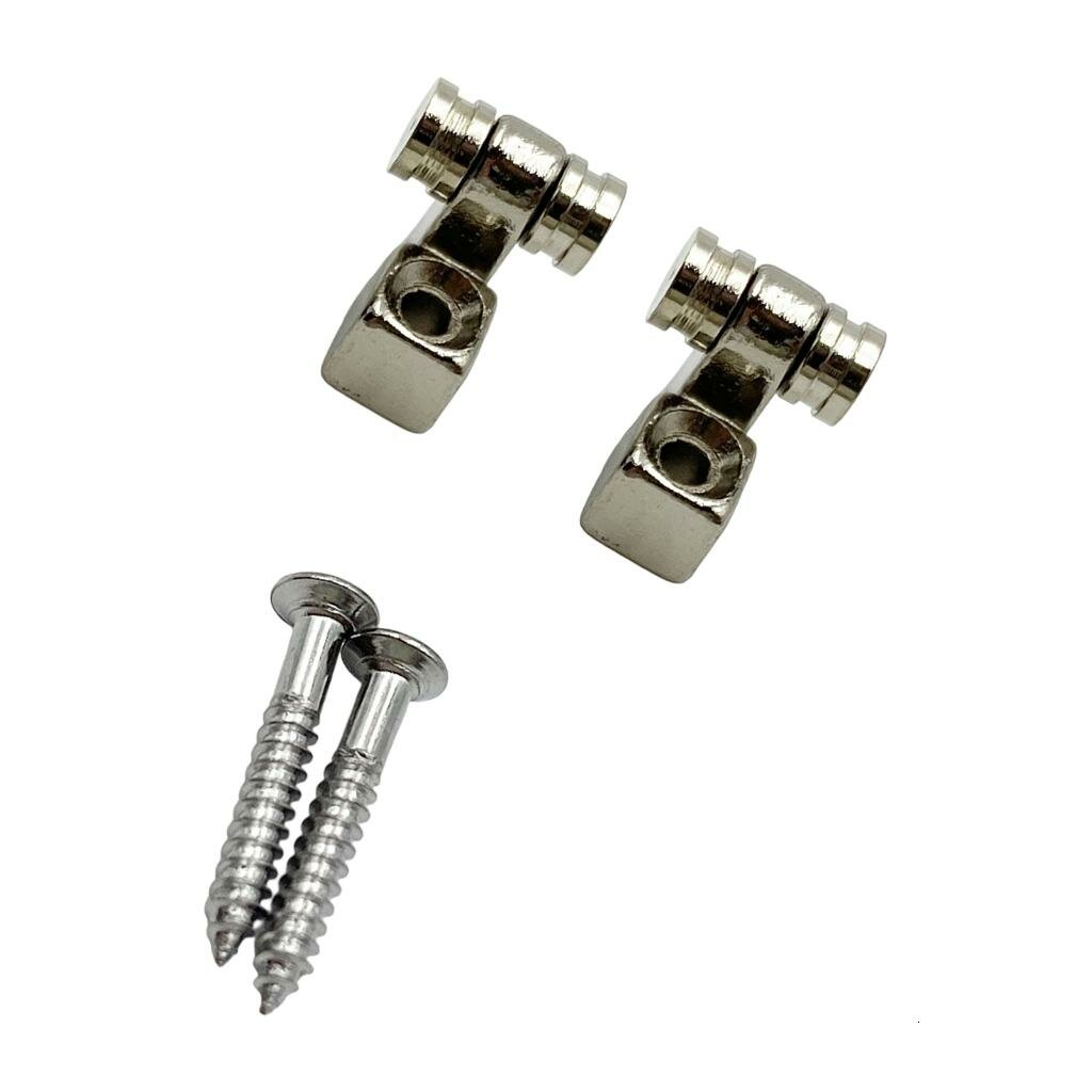 Держатель струн для электрогитары с винтами, Серебро