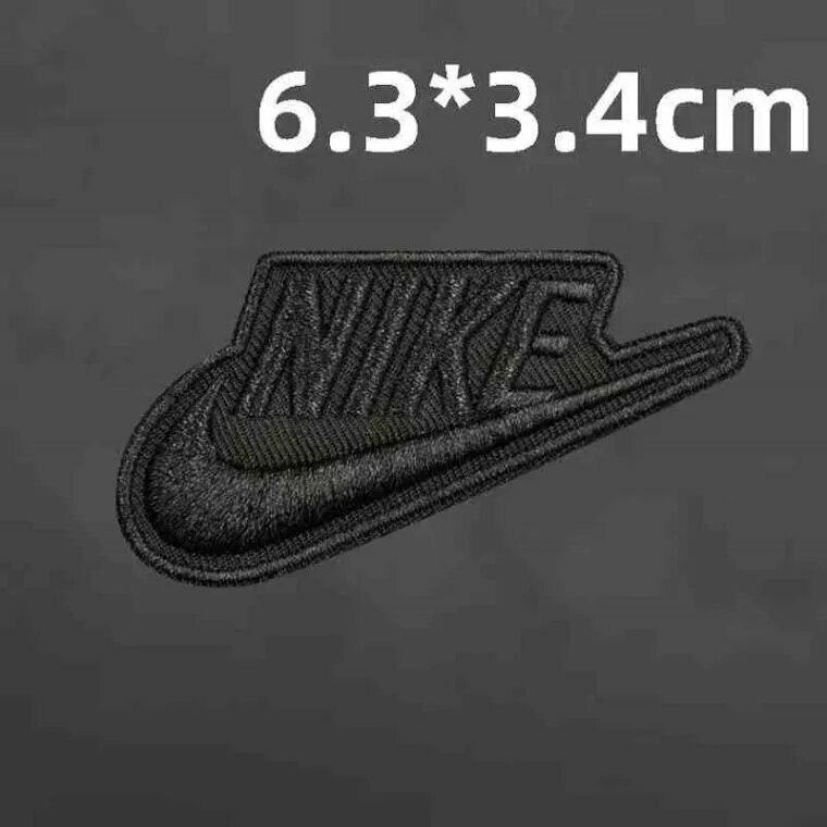 NIKE вышитая тканевая нашивка, застежка-липучка